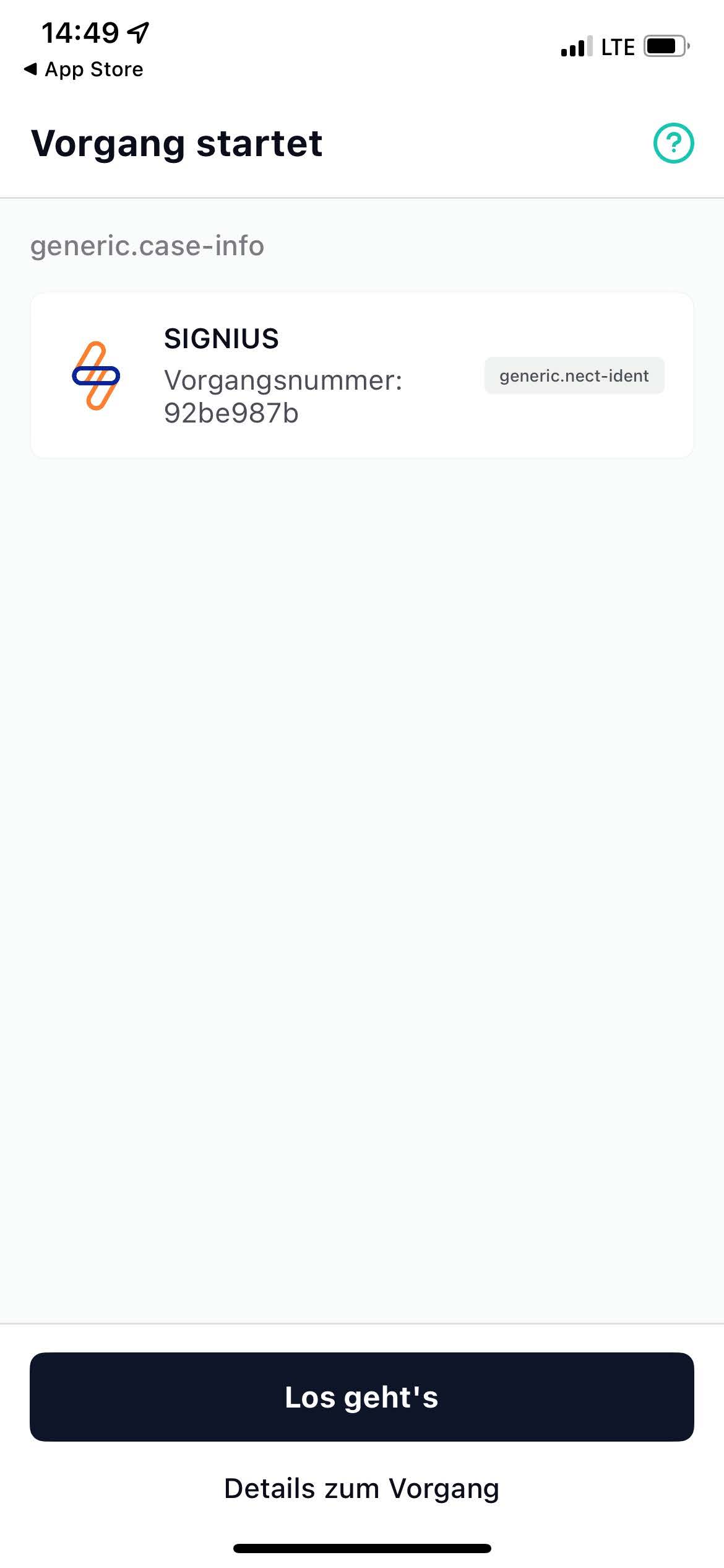 SIGNIUS Signaturen: Selfie Ident Identifikation